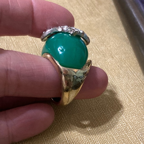 Kenneth Jay Lane | Jewelry | Kenneth Jay Lane Faux Jade Rhinestone ...